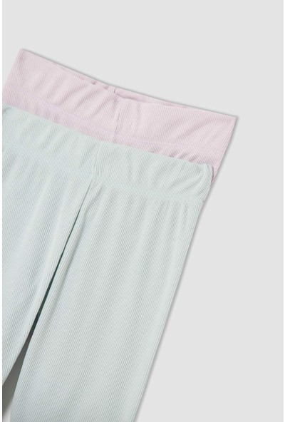 Defacto Kız Çocuk Basic Esnek Dokulu 2'li Biker Tayt V2491A621HS Defacto Kız Çocuk Basic Esnek Dokulu 2'li Biker Tayt V2491A621HS