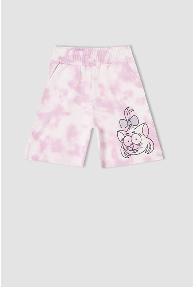 Defacto Kız Çocuk Kral Şakir Lisanslı Esnek Belli Şort V2863A621HS