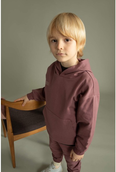 DeFacto Erkek Çocuk Oversize Fit Basic Kapüşonlu Baskılı Sweatshirt W6859A622SP DeFacto Erkek Çocuk Oversize Fit Basic Kapüşonlu Baskılı Sweatshirt W6859A622SP
