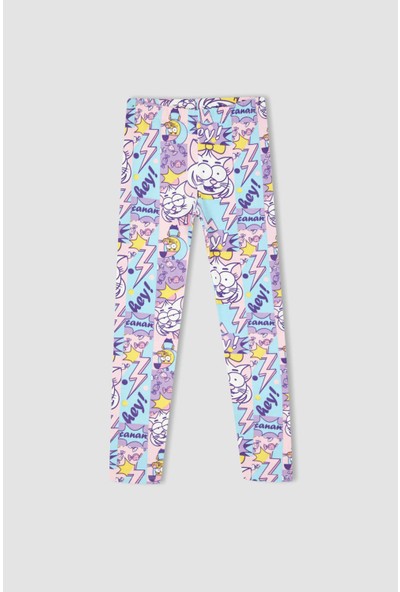 DeFacto Kız Çocuk Kral Şakir Lisanslı Uzun Tayt X5209A622SP