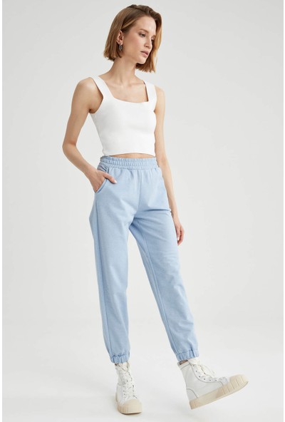 DeFacto Jogger Fit Esnek Belli Geri Dönüşümlü Eşofman Altı U3491AZ21SP DeFacto Jogger Fit Esnek Belli Geri Dönüşümlü Eşofman Altı U3491AZ21SP