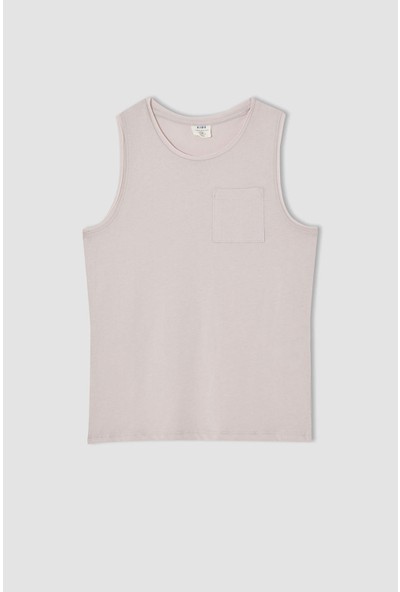 DeFacto Erkek Çocuk Regular Fit Basic Tek Cepli Atlet V0185A621HS DeFacto Erkek Çocuk Regular Fit Basic Tek Cepli Atlet V0185A621HS