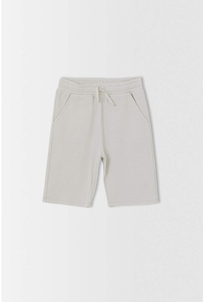 DeFacto Erkek Çocuk Esnek Belli Bermuda Şort U9302A621HS