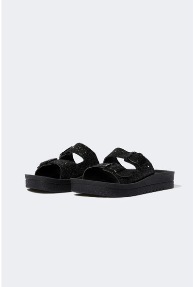 DeFacto Kadın Çift Bantlı Düz Taban Terlik N5569AZ21SM