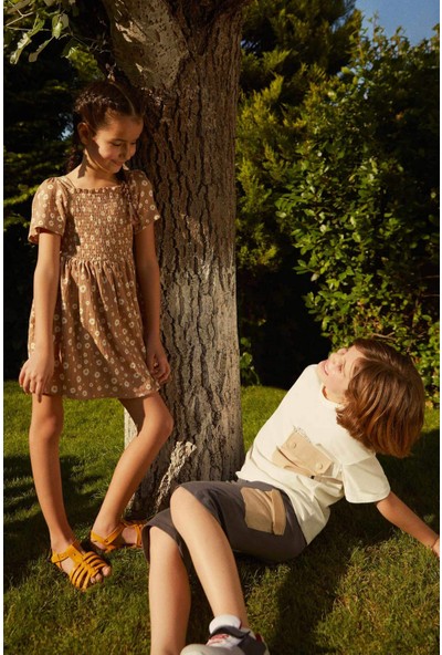 DeFacto Erkek Çocuk Kargo Cepli Roller V0197A621HS