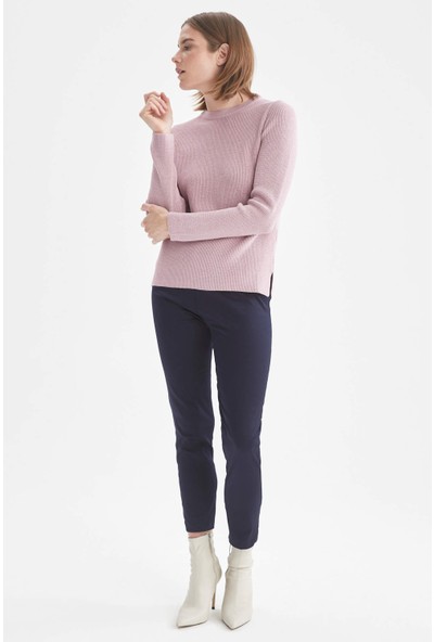 DeFacto Sigaret Düz Paça Saten Pantolon J8743AZ21AU