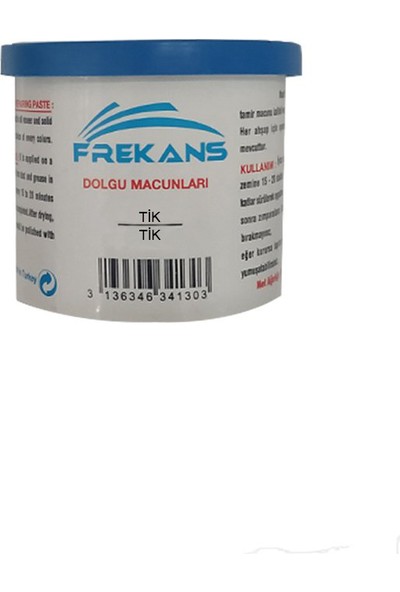 Frekans Tamir Macunu Tik Frekans Tamir Macunu Tik