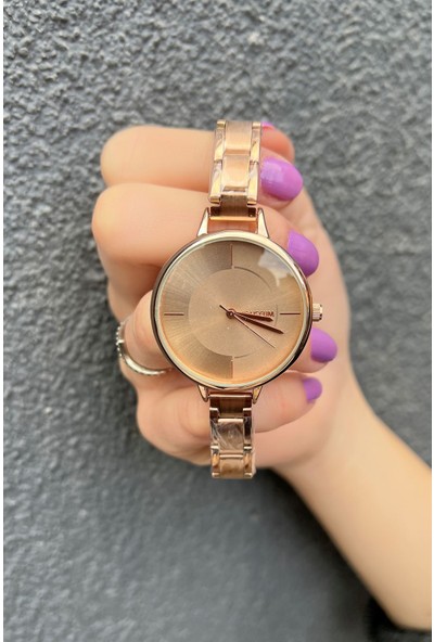 Coliseum Hasır Kordon Saat Bronz - 7785.841.