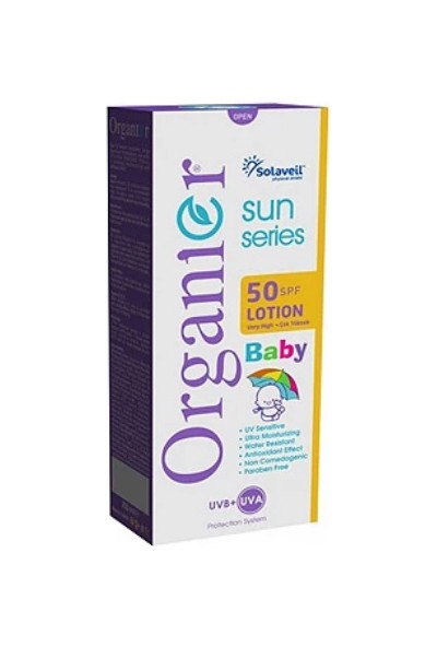 Organier Bebek Güneş Kremi 50 SPF-150 ml