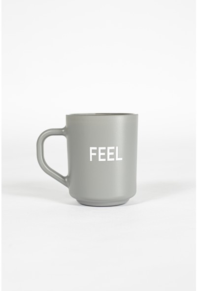 Rakle Motto Feel Sloganlı Kupa Füme 260 cc Rakle Motto Feel Sloganlı Kupa Füme 260 cc