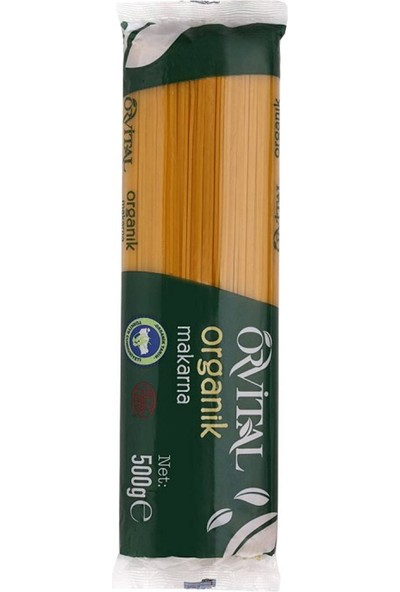 Orvital Orvital Organik Spagetti Makarna 500 gr