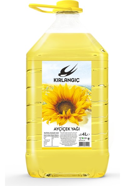 Kırlangıç Ayçiçek 4 Lt X2