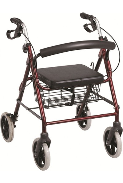 Golfi Alüminyum Tekerlekli Rolatör Walker Yürüteç PR-881 Golfi Alüminyum Tekerlekli Rolatör Walker Yürüteç PR-881