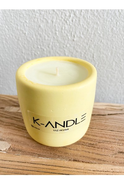 K-Andle Yaz Akşamı Kokulu Dekoratif Mum