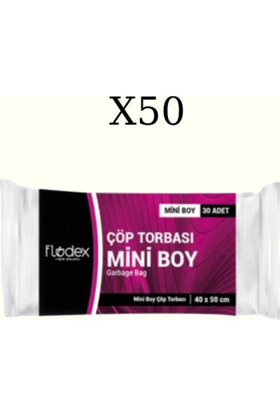 Flodex Çöp Torbası Orta Boy 20'li *3 Adet