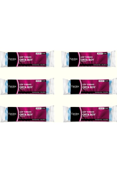 Flodex Çöp Torbası Orta Boy 20'li *6ADET