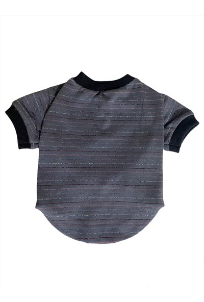 Bonanza Dark Shiny Oval Yaka Köpek Tişörtü