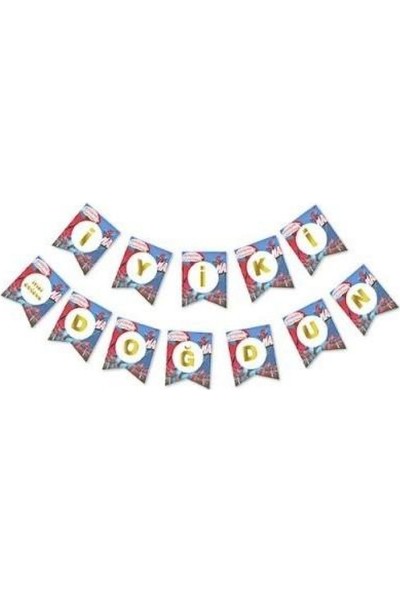 Baloncu Party Dünyası Spiderman Temalı Iyi Ki Doğdun Kırlangıç Baloncu Party Dünyası Spiderman Temalı Iyi Ki Doğdun Kırlangıç