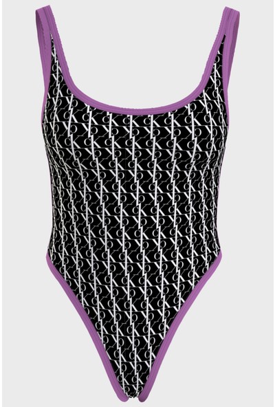 Calvin Klein Logolu Çıkarılabilir Yumuşak Dolgulu Mayo Bayan Mayo KW0KW01643 0gj