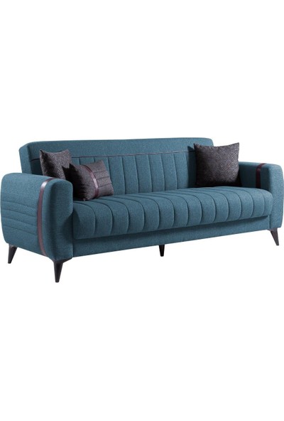 Ipek Mobilya Majör 3'lü Kanepe ( Mavi )
