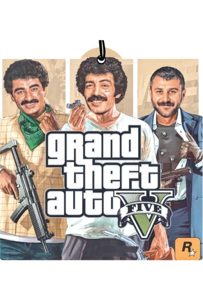 Mad Accessories Gta 5 3 Baba Arabesk Tasarımlı Premium Oto Araç Kokusu