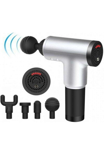 Darbeli Şarjlı 4 Başlıklı Masaj Aleti Nrd 44