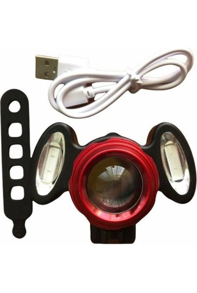 Hediye Paketim Çakarlı Bisiklet Lambası Şarzlı Ön Far Bisiklet Lambası USB Şarzlı Bisiklet Işığı Hediye Paketim Çakarlı Bisiklet Lambası Şarzlı Ön Far Bisiklet Lambası USB Şarzlı Bisiklet Işığı