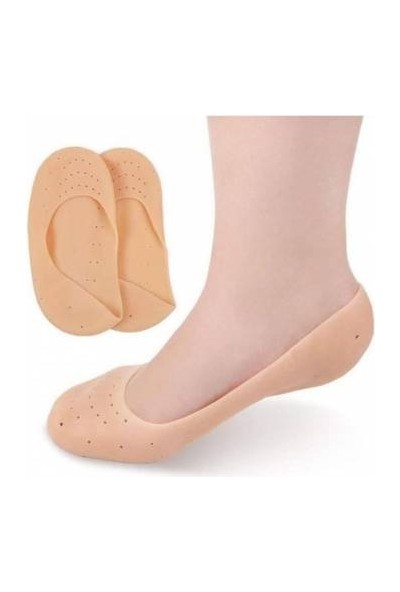 Bonnus Yumuşak Silikon Rahatlatıcı Patik Çorap Patik (Çift) Topuk Çatlak Giderici Ayak Bakım Aleti Bonnus Yumuşak Silikon Rahatlatıcı Patik Çorap Patik (Çift) Topuk Çatlak Giderici Ayak Bakım Aleti