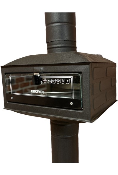 Atmaca Siyah Boru Üstü Fırın
