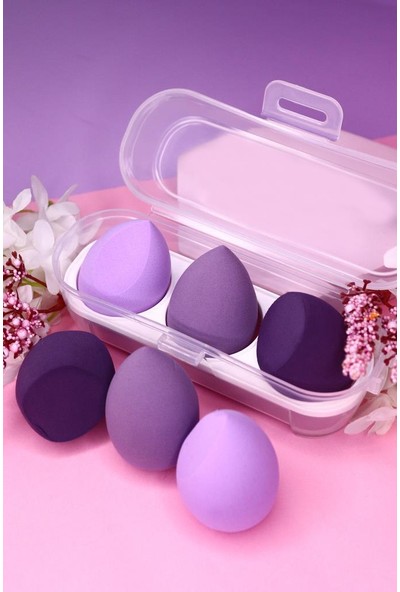 Mujgan 3'lü Standlı Makyaj Süngeri Seti