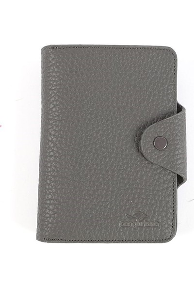Deriderim Gri Çıt Çıt Detaylı Kadın Deri Cüzdan Deriderim Gri Çıt Çıt Detaylı Kadın Deri Cüzdan