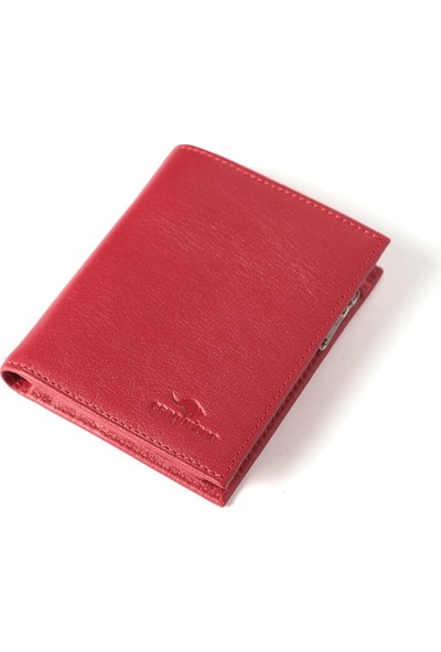 Deriderim Kırmızı Fermuar Kapamalı Kadın Deri Cüzdan Deriderim Kırmızı Fermuar Kapamalı Kadın Deri Cüzdan