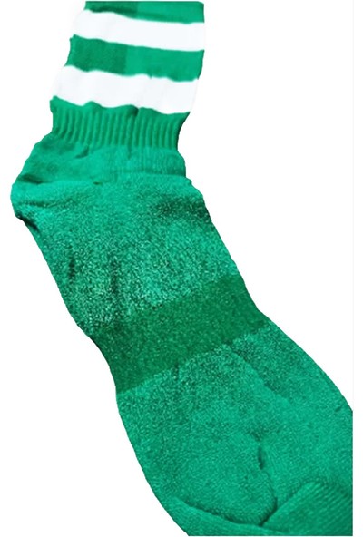 Kural18 K18 Yeşil Beyaz Parçalı Futbol Tozluğu