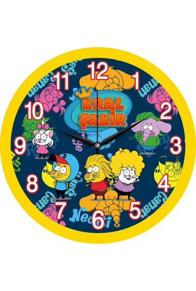 MiniFlak Kral Şakir KS2523 Duvar Saati