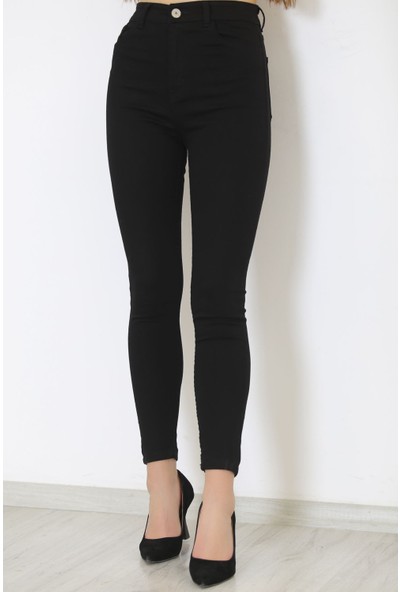 İsunstore Dar Paça Kot Pantolon Siyah - 9206.1361.