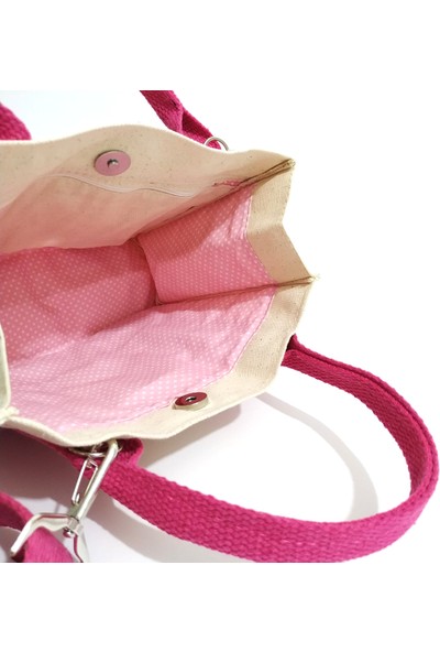 Bezden Kanvas Mini Tote Çanta