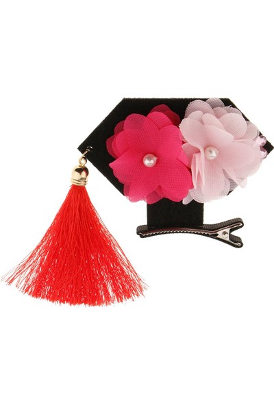 El Yapımı Kız Antik Prenses Stil Püskül Saç Klip Barrette Firkete Red2 (Yurt Dışından) El Yapımı Kız Antik Prenses Stil Püskül Saç Klip Barrette Firkete Red2 (Yurt Dışından)