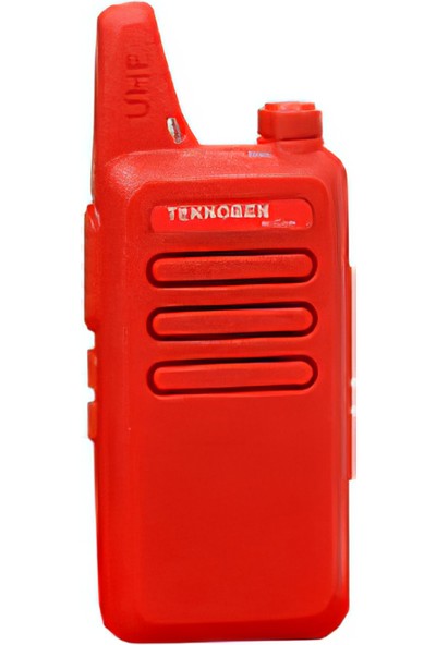 Teknoben Hi-Com Pmr El Telsizi Kırmızı Renk Teknoben Hi-Com Pmr El Telsizi Kırmızı Renk