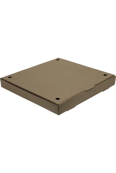 Kutu Market 34X34X4 cm Pizza ve Künefe Kutusu - 10 Adet Kraft Kahve Kutu Market 34X34X4 cm Pizza ve Künefe Kutusu - 10 Adet Kraft Kahve