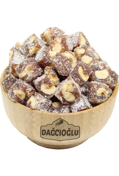 Dağcıoğlu Çifte Kavrulmuş Fındıklı Lokum 500 gr