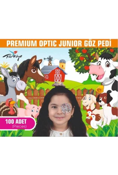 Morpoppy Medrosan Göz Kapama Bandı Kız Çocuk Için 100 Adet