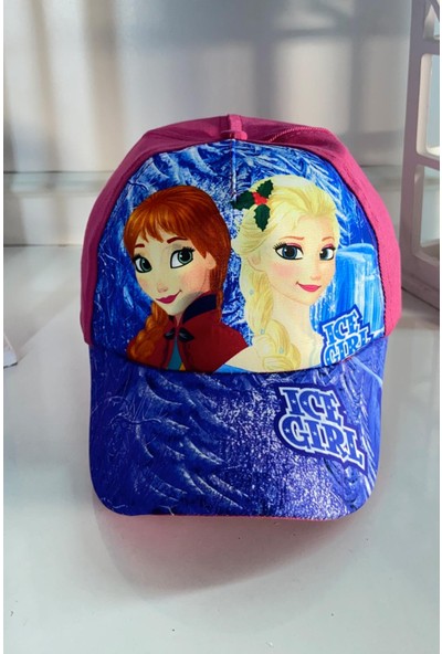 Şubu Tasarım Kız Çocuk Baskılı Şapka Pembe SBT0820