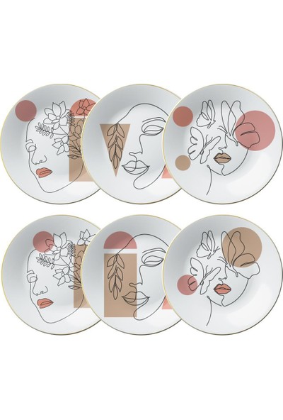 Blumest Dream 6'lı Pasta Tabağı