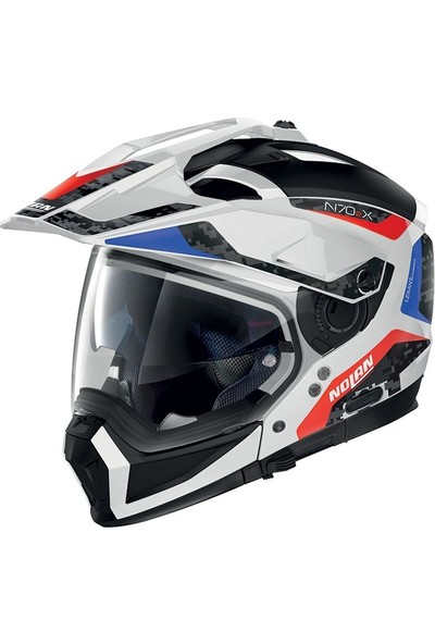 Nolan N70-2 x Torpedo N-Com Çenesi Çıkan Kask