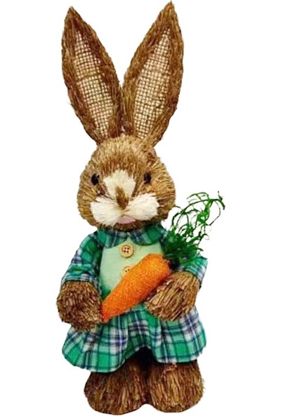 Bawei Simülasyon Saman Paskalya Bunny Yapay Tavşan Paskalya Ecor Bunny Süsler D Bawei Simülasyon Saman Paskalya Bunny Yapay Tavşan Paskalya Ecor Bunny Süsler D