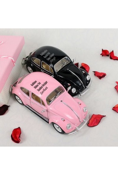 Kişiye Özel Pembe Siyah Vosvos 2'li