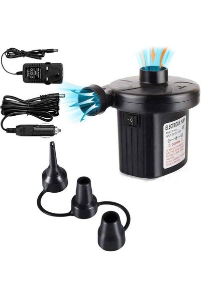Geseus Elektrikli Hava Pompası Şişme Yatak Havuz Vakumlu Poşet Hava Kompresörü 45W Geseus Elektrikli Hava Pompası Şişme Yatak Havuz Vakumlu Poşet Hava Kompresörü 45W
