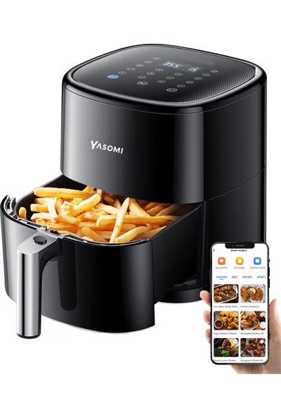 Yasomi Y22 Air Fryer 1500W 5l Akıllı Fritöz (Yasomi Türkiye Garantili) Yasomi Y22 Air Fryer 1500W 5l Akıllı Fritöz (Yasomi Türkiye Garantili)