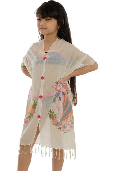 Dosimira Iki Parçalı Unicorn Çocuk Pareo