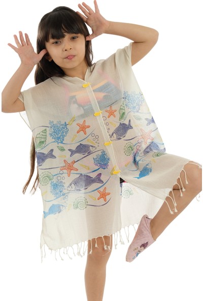 Dosimira Iki Parçalı Balık Çocuk Pareo